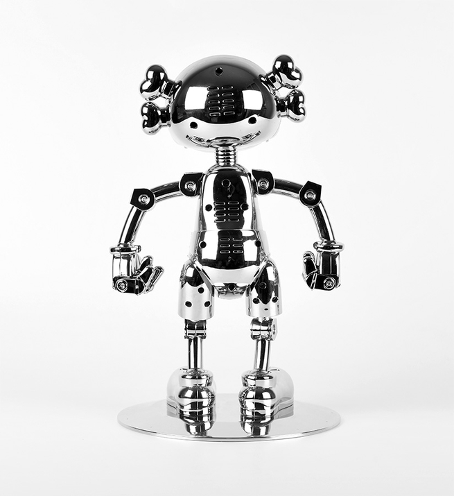 Kaws x Hajime Sorayma - No future companion (silver chrome)