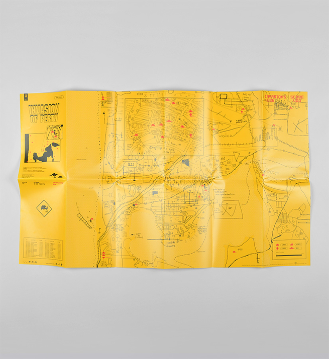 Invader - Invasion of Perth - Edition of 3000 + 20 copies