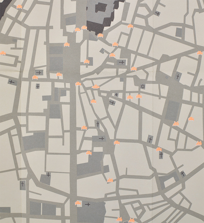 Invader - Invasion en Avignon - This map was made in 2000