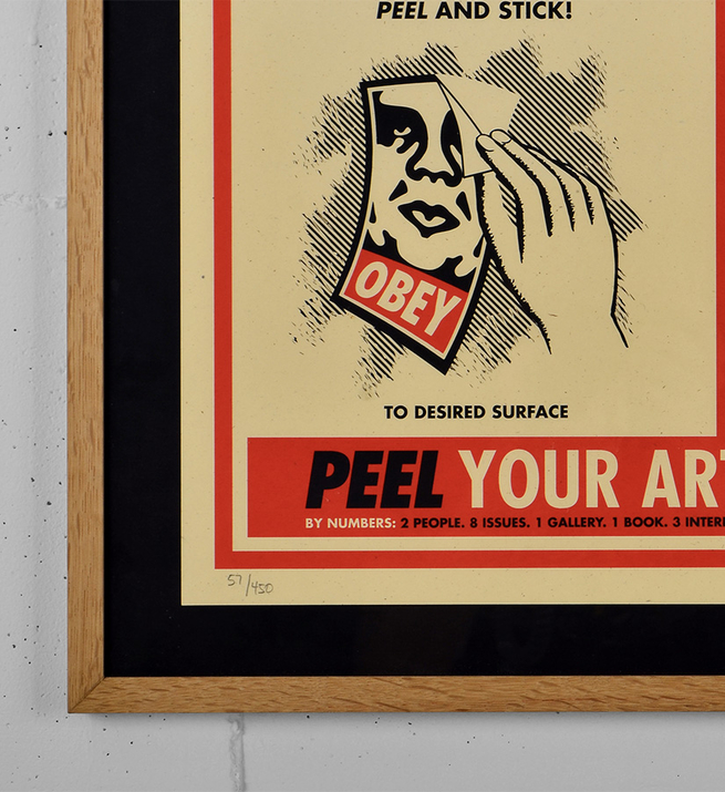 Shepard Fairey (Obey) - Sticker Kit Print • Screen print