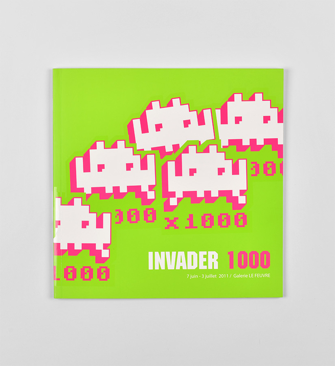 Invader - 1000 - Exhibition catalog made in 2011