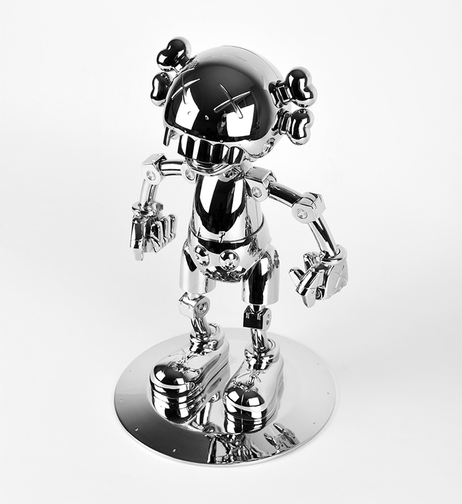 Kaws x Hajime Sorayma - No future companion (silver chrome)