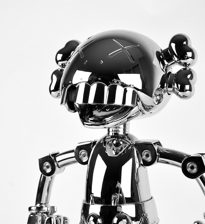 Kaws x Hajime Sorayma - No future companion (silver chrome)