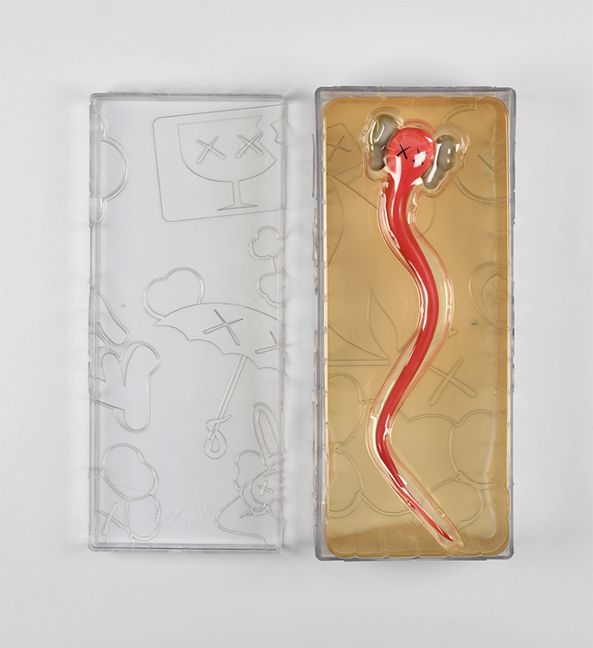 Kaws - Bendy (red) - Art toys - Sculpture - Limited edition