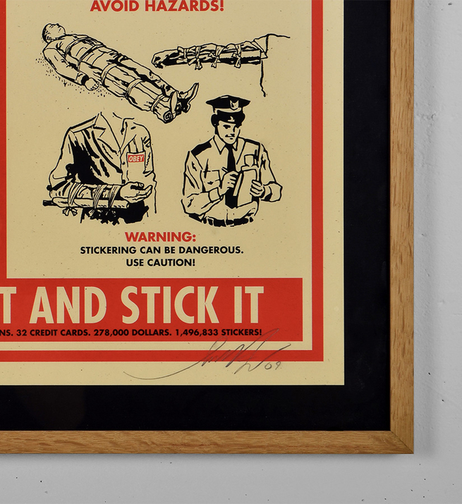 Shepard Fairey (Obey) - Sticker Kit Print • Screen print