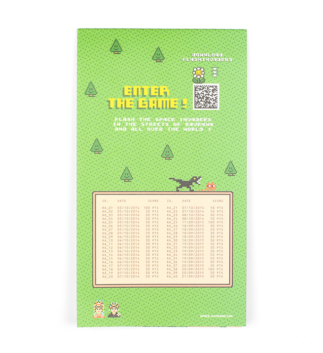 Invader - Map of Ravenna • Edition of 1000