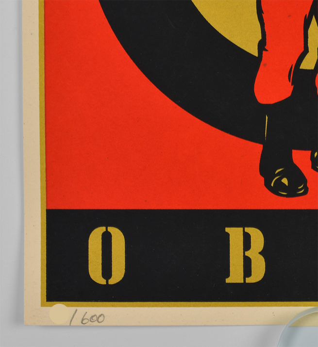 Shepard Fairey (Obey) - Riot cop - Artwork - Screen print